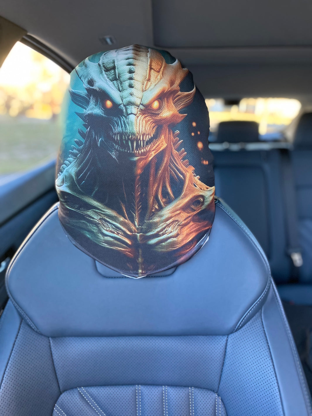 HEADZREST: Custom Car Headrest Covers with Attitude and Personality ...