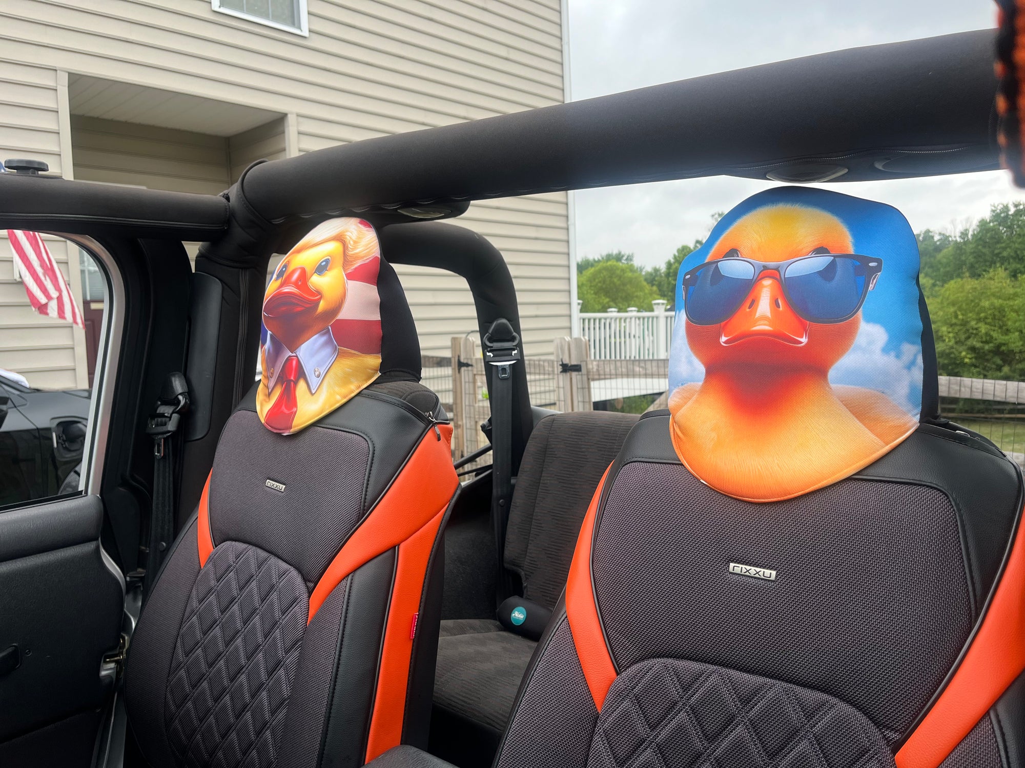 HEADZREST: Custom Car Headrest Covers with Attitude and Personality ...